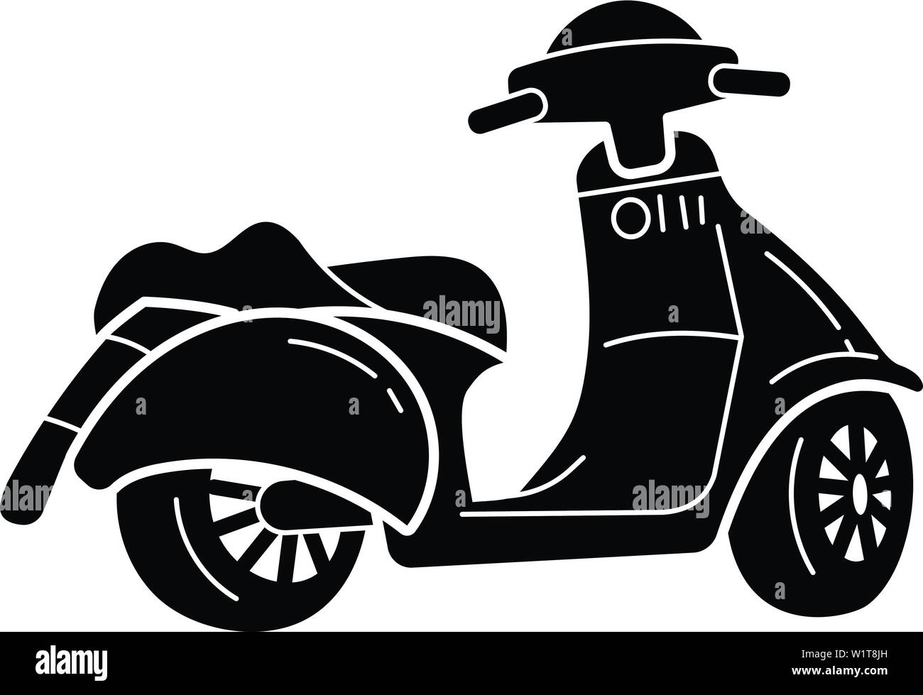 Modern scooter icon, simple style Stock Vector Image & Art - Alamy