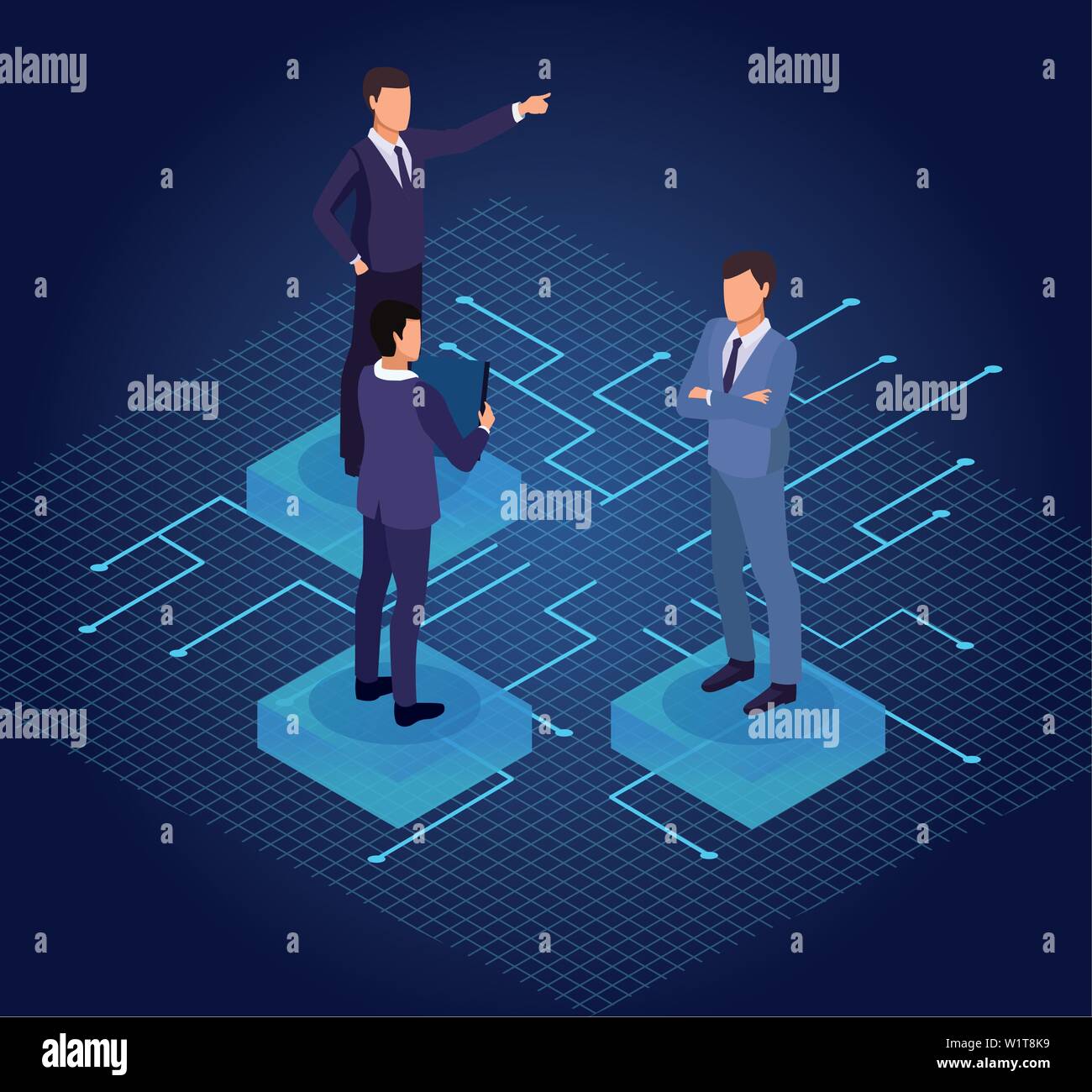 Virtual reality and friends cartoons Stock Vector Image & Art - Alamy