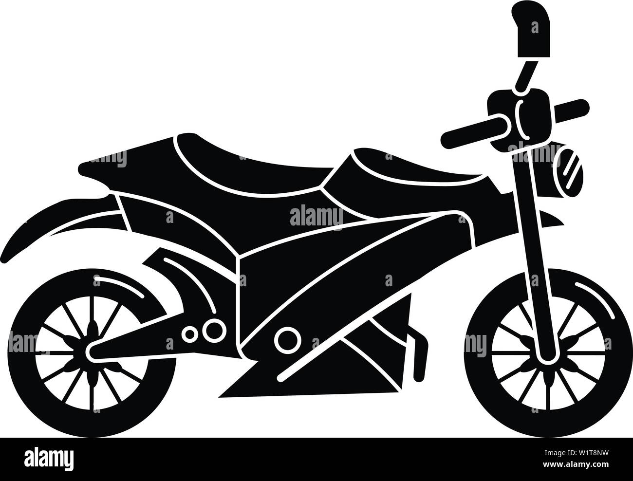 Kid motorbike icon, simple style Stock Vector Image & Art - Alamy
