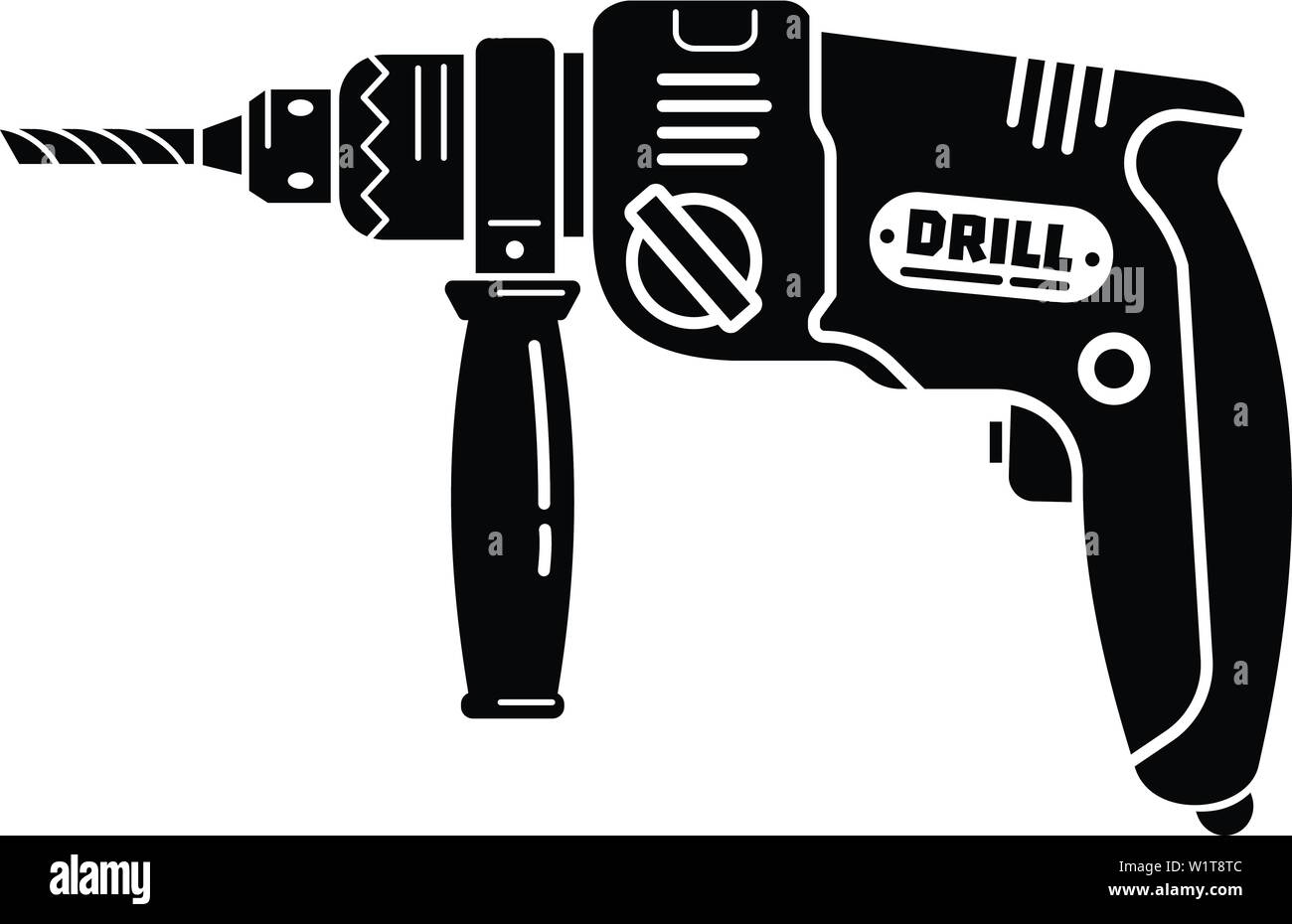 Drilling machine icon, simple style Stock Vector Image & Art - Alamy
