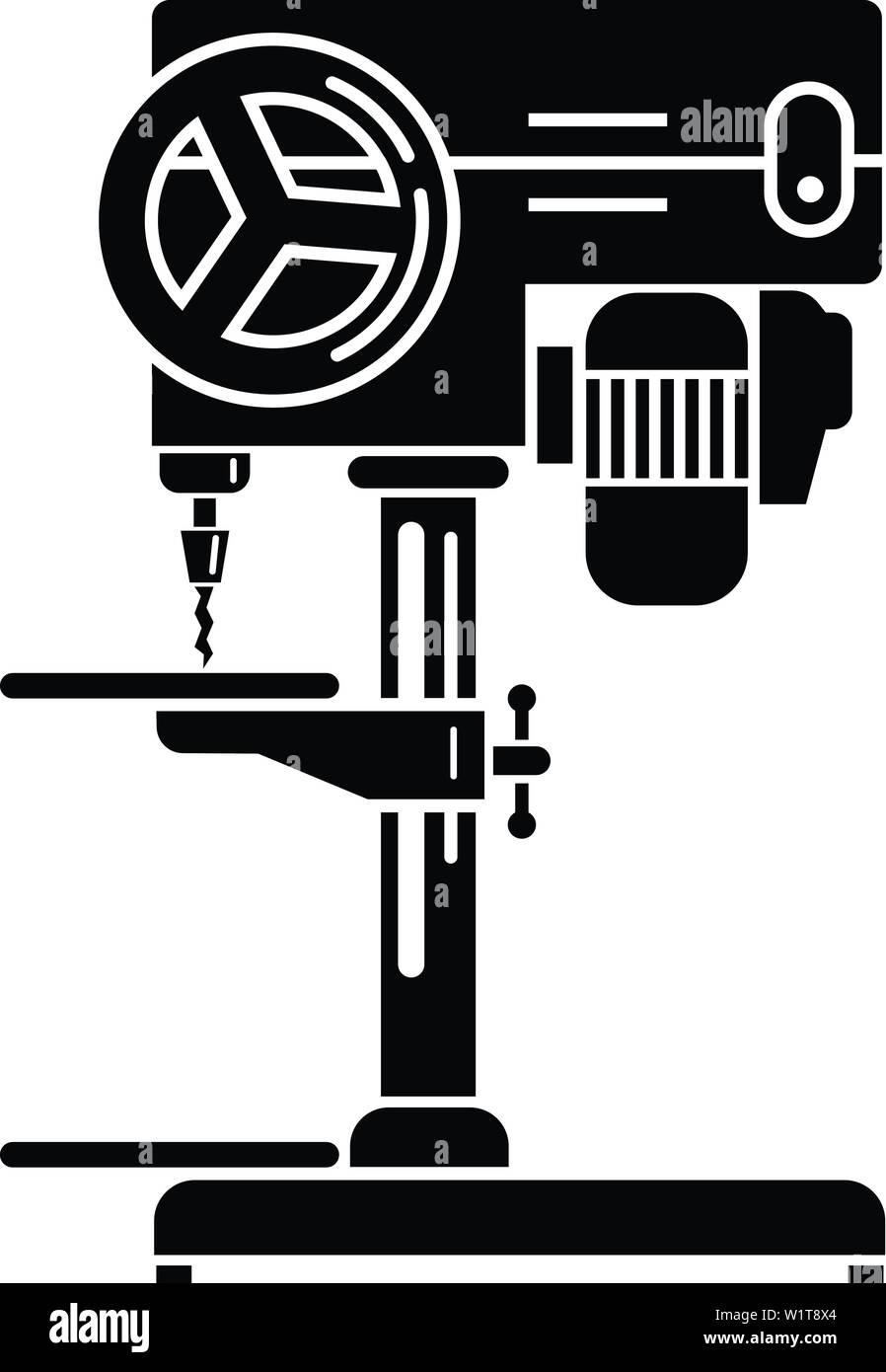 Industrial drilling machine icon, simple style Stock Vector Image & Art - Alamy