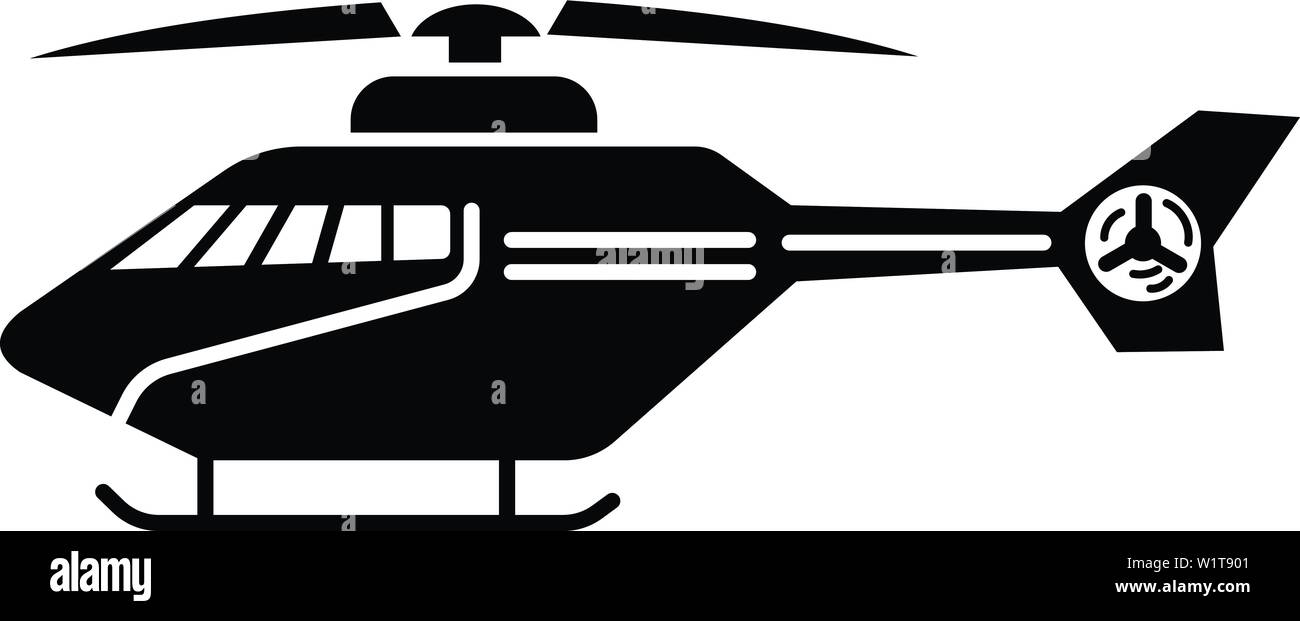 Rescue helicopter icon, simple style Stock Vector Image & Art - Alamy
