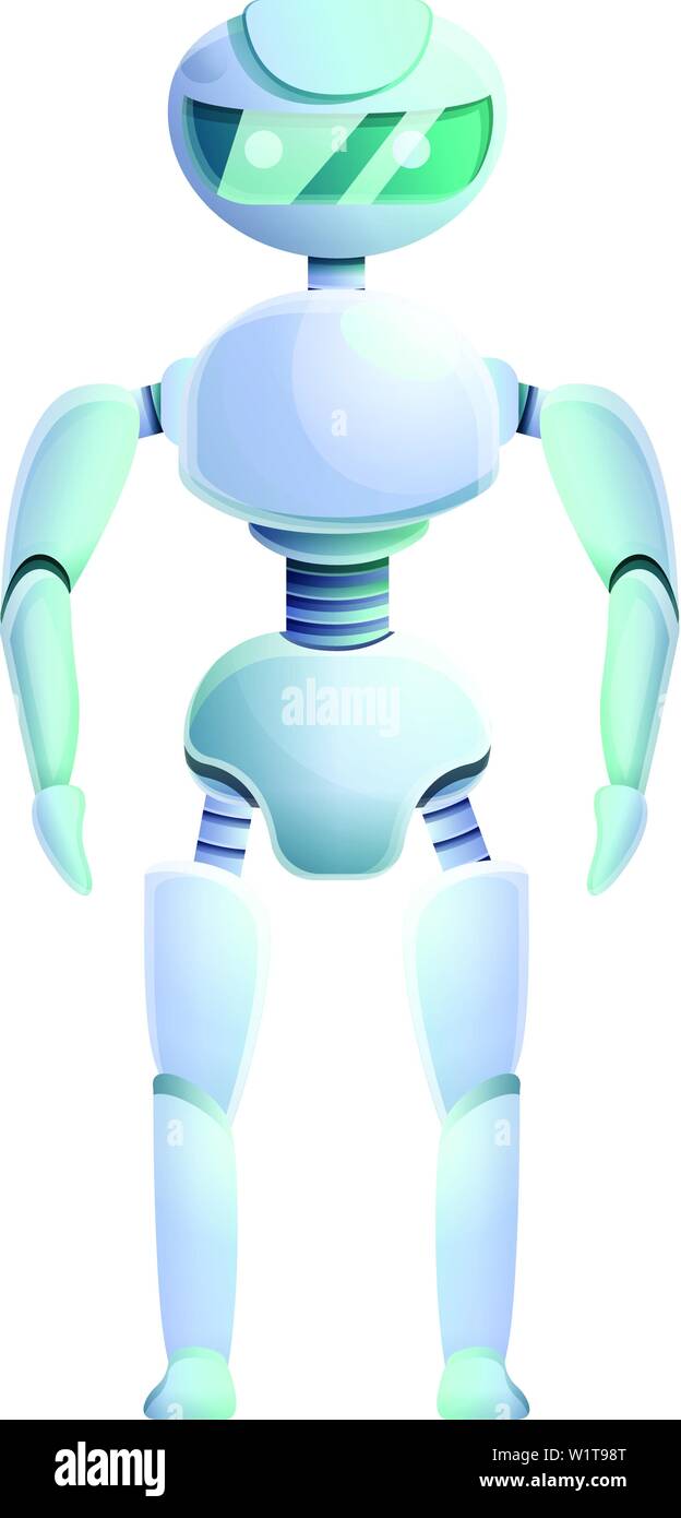 Bionic humanoid icon. Cartoon of bionic humanoid vector icon for web ...