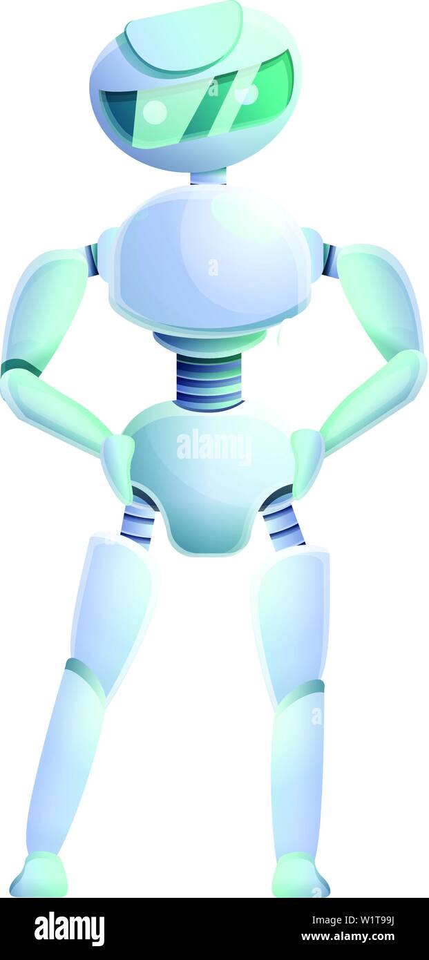 Cyber humanoid icon. Cartoon of cyber humanoid vector icon for web ...