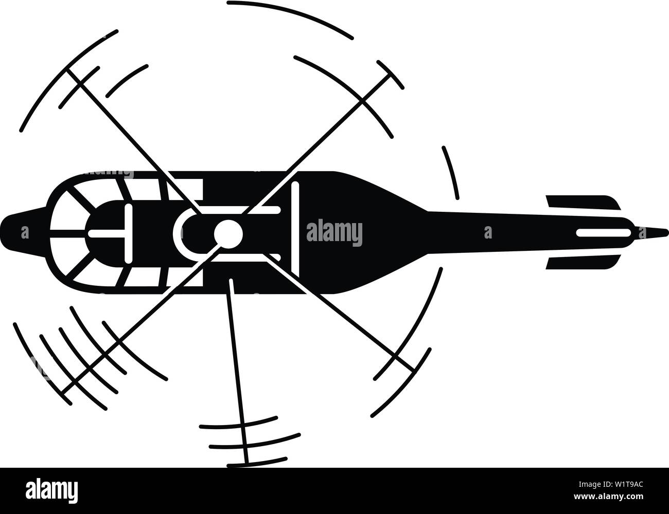 Aerial top view speed Cut Out Stock Images & Pictures - Alamy