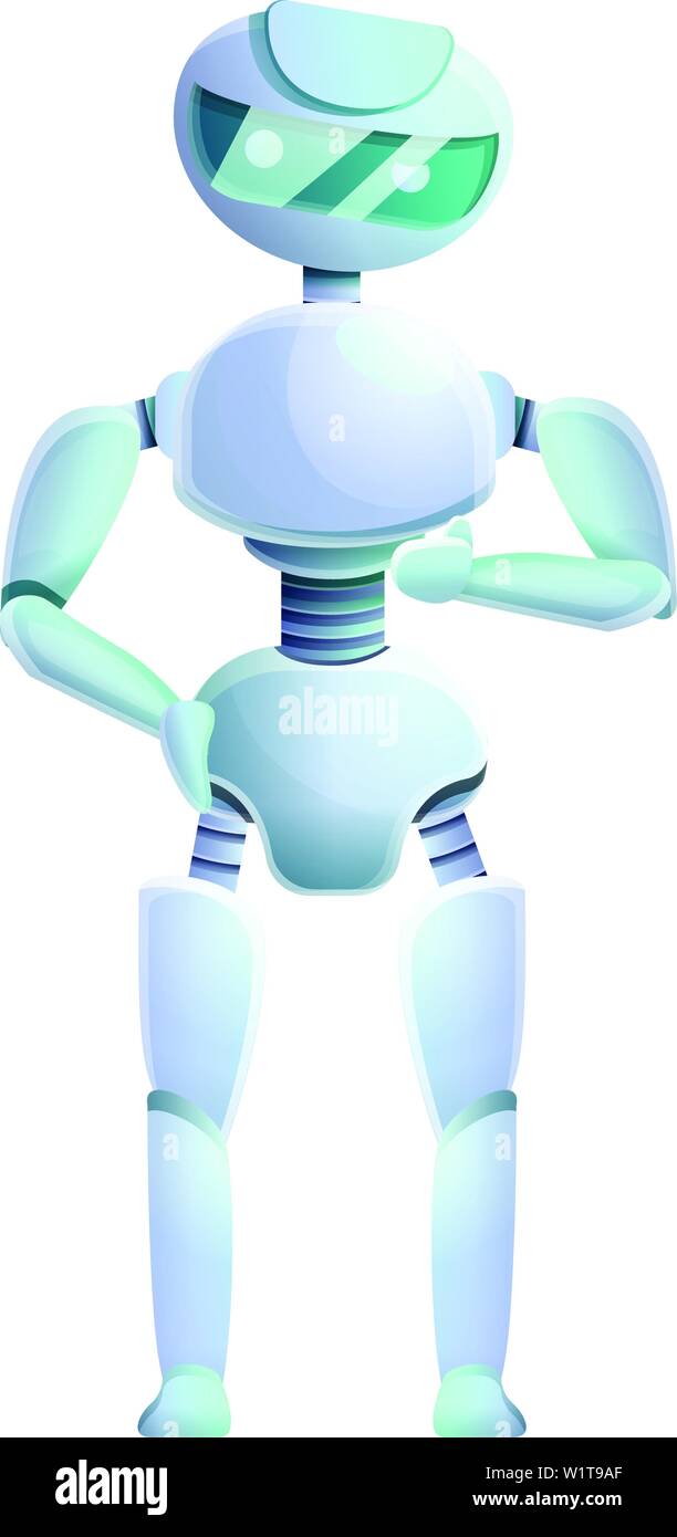Artificial humanoid icon. Cartoon of artificial humanoid vector icon ...