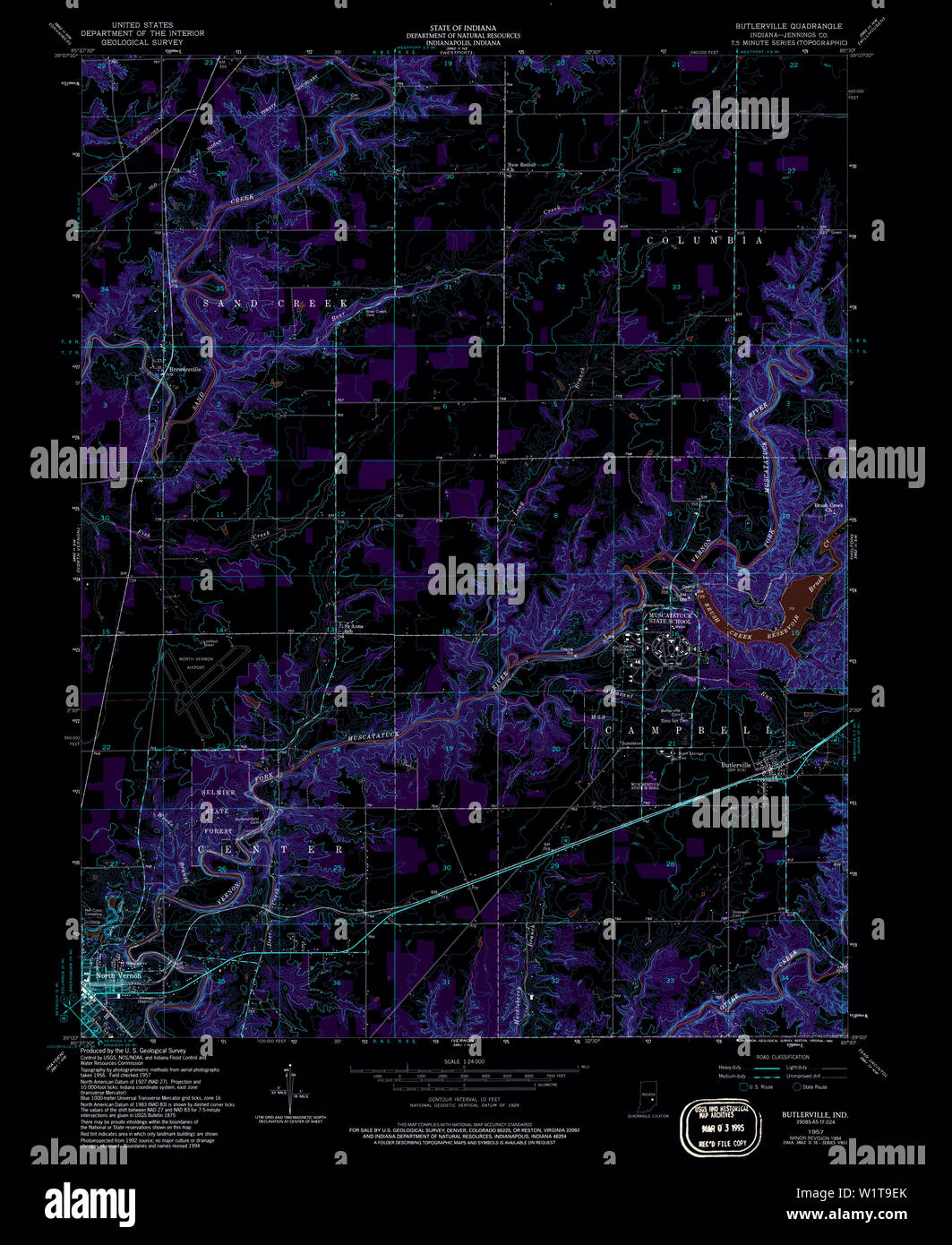 Butlerville hi-res stock photography and images - Alamy