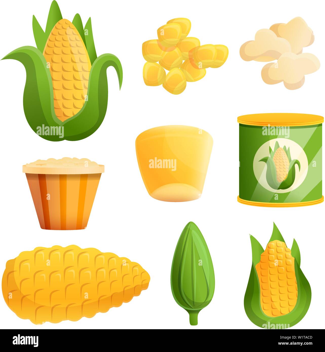 Cartoon Corn High Resolution Stock Photography and Images - Alamy