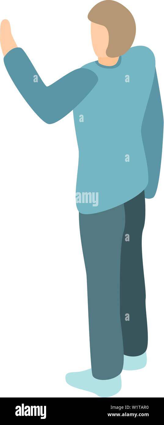 Finger businessman back Stock Vector Images - Alamy