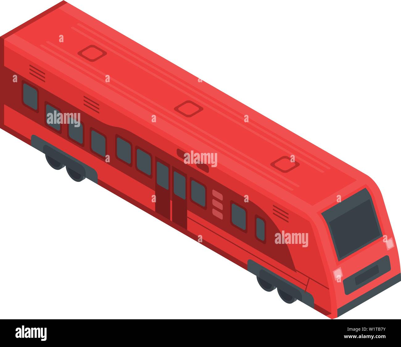 Black and red steam locomotive Stock Vector Images - Alamy