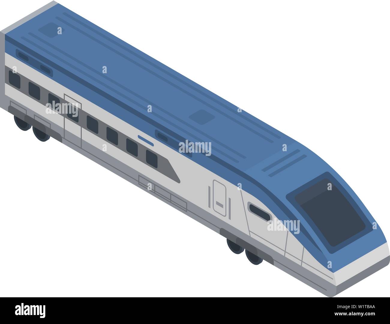 Modern speed train icon, isometric style Stock Vector Image & Art - Alamy