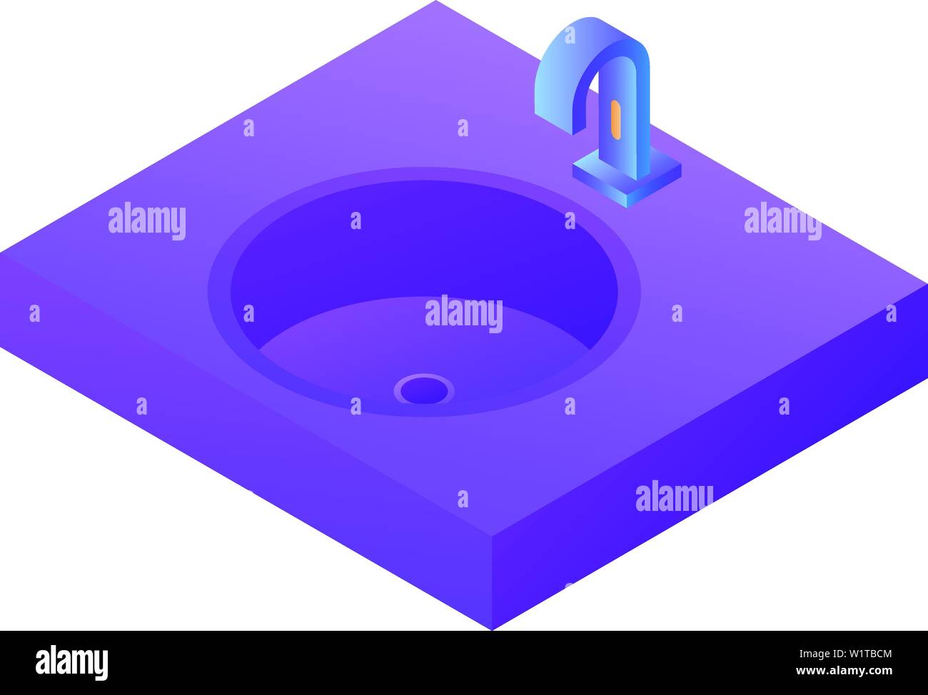 Hand basin and toilet Cut Out Stock Images & Pictures - Alamy