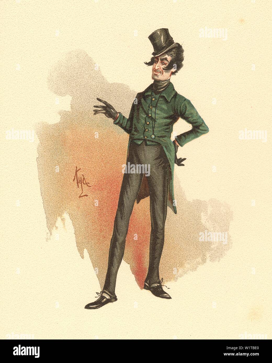 Mr. Alfred Jingle - Pickwick Papers Character from “The Characters of ...
