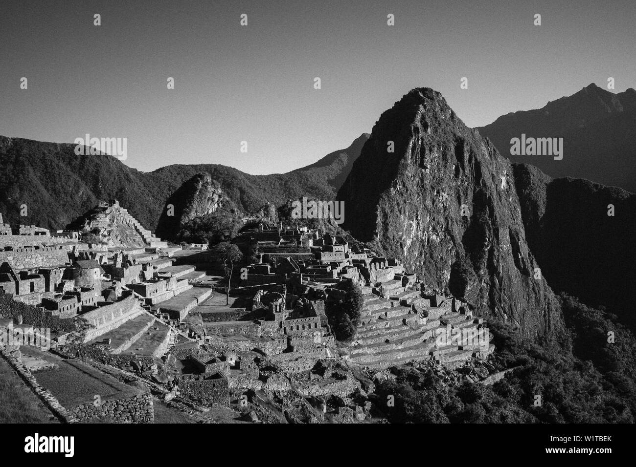 Incas machu picchu Black and White Stock Photos & Images - Alamy