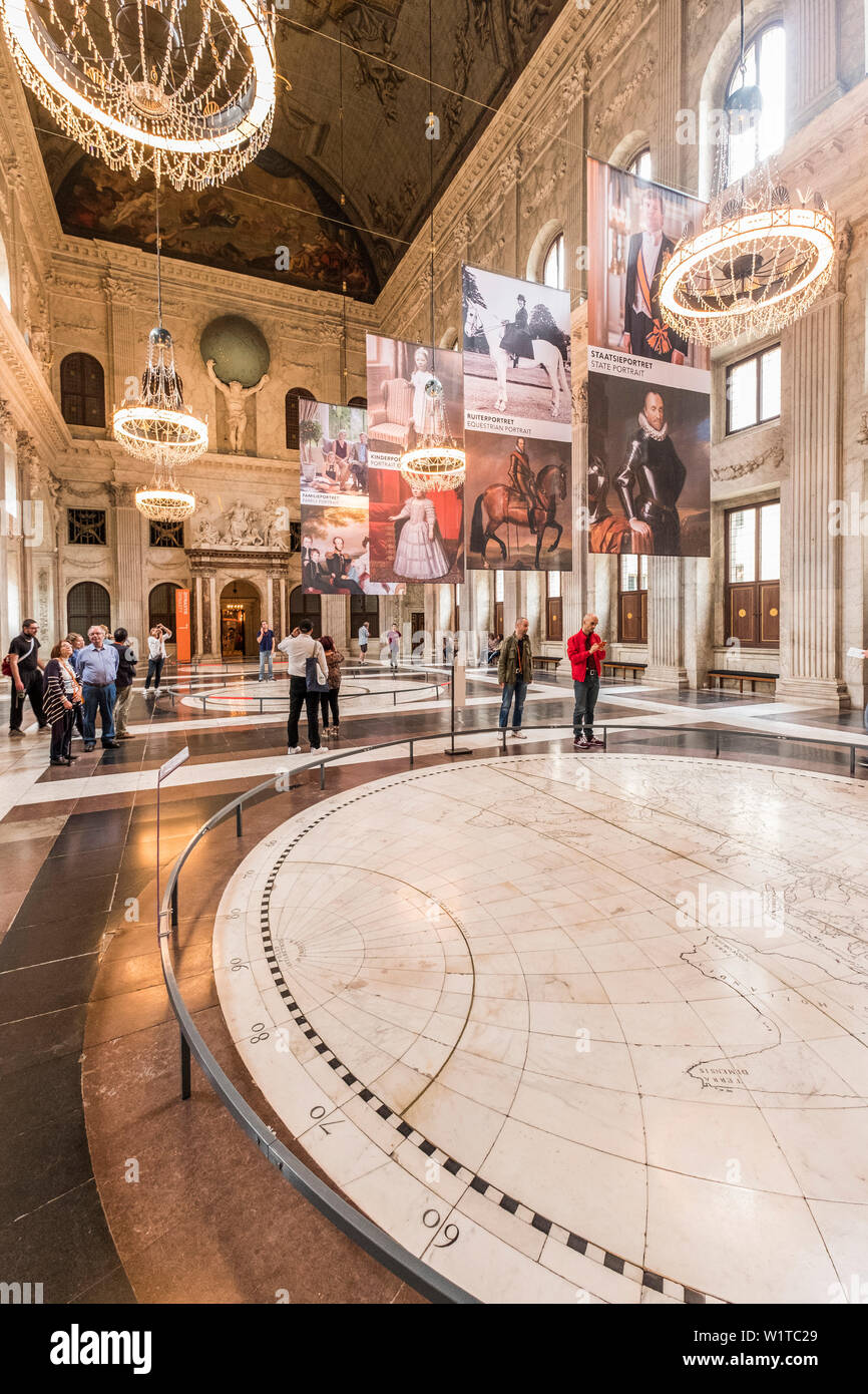 Paleis op de Dam, Royal Palace in Amsterdam in Amsterdam, Netherlands ...