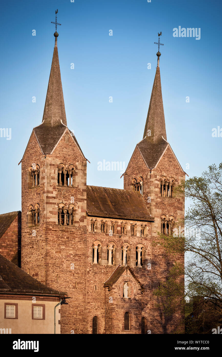 UNESCO World Heritage Corvey Castle and Westwerk in Hoexter, castle and ...
