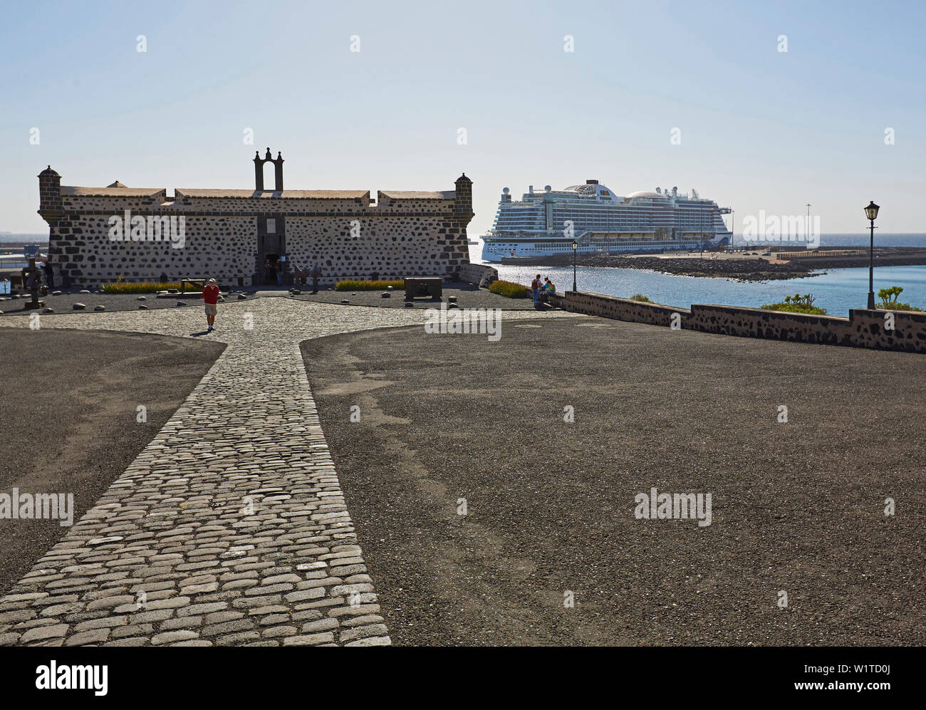 Cruiser, Castillo de San José, Arrecife, Atlantic Ocean, Lanzarote ...