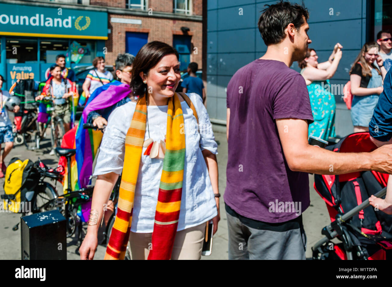London, UK - JUNE 29, 2019:Mayor of Newham Rokhsana fiaz, participates ...
