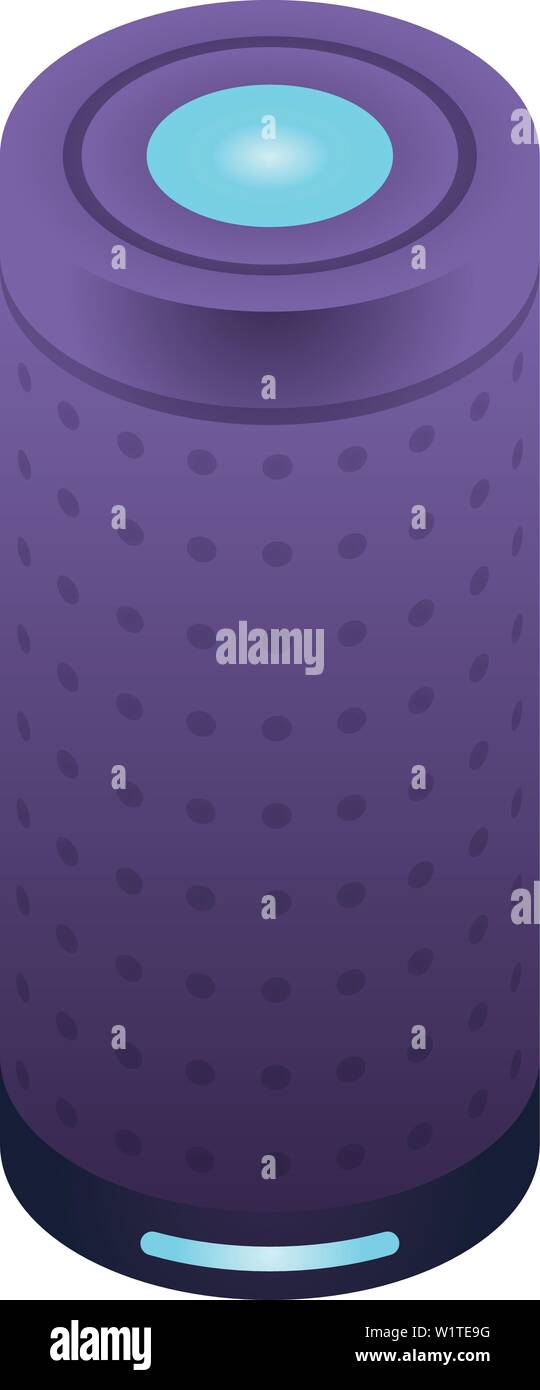 Smart speaker tube icon, isometric style Stock Vector Image & Art - Alamy