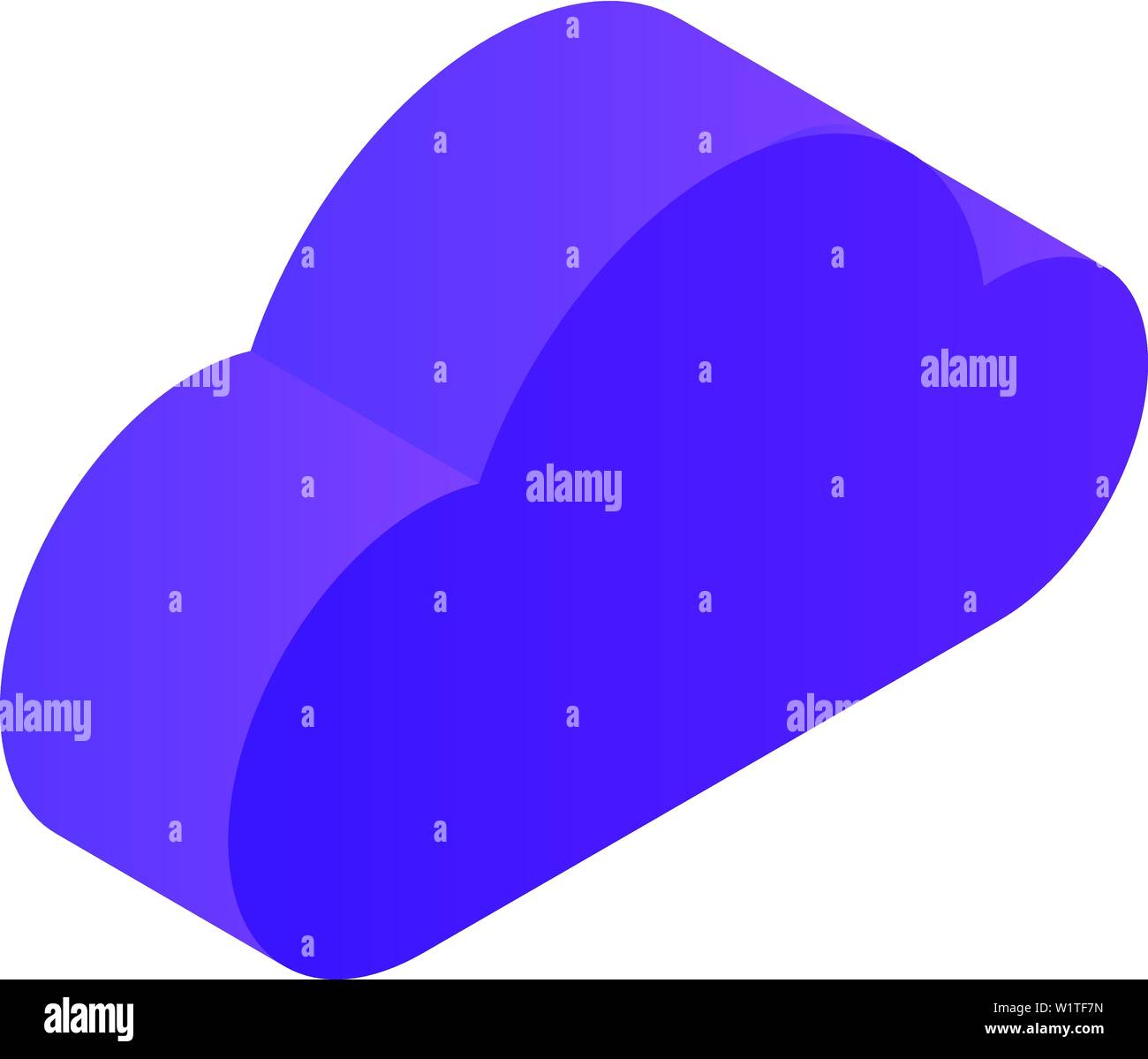 Data cloud icon, isometric style Stock Vector Image & Art - Alamy