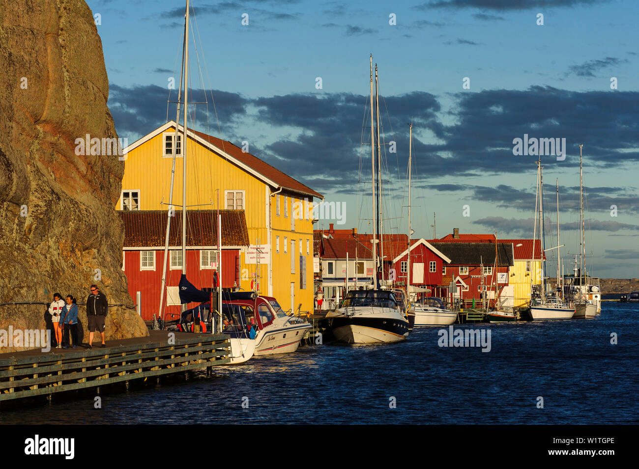 Boathouses smogen bohuslan sweden hi-res stock photography and images ...
