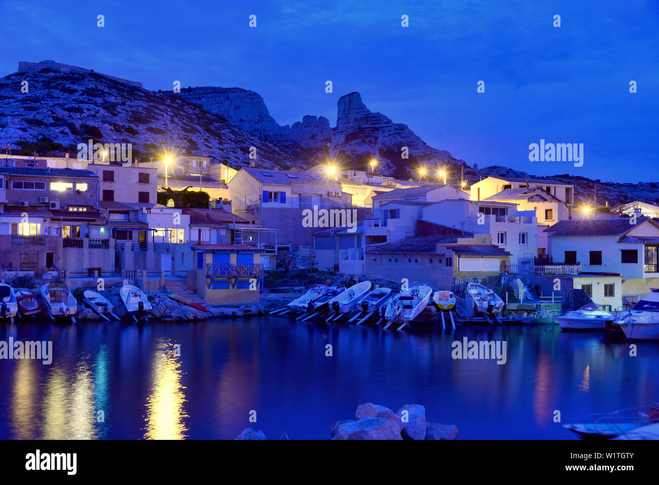 Les Goudes at Cap Croisette near Marseille, Provence, France Stock ...