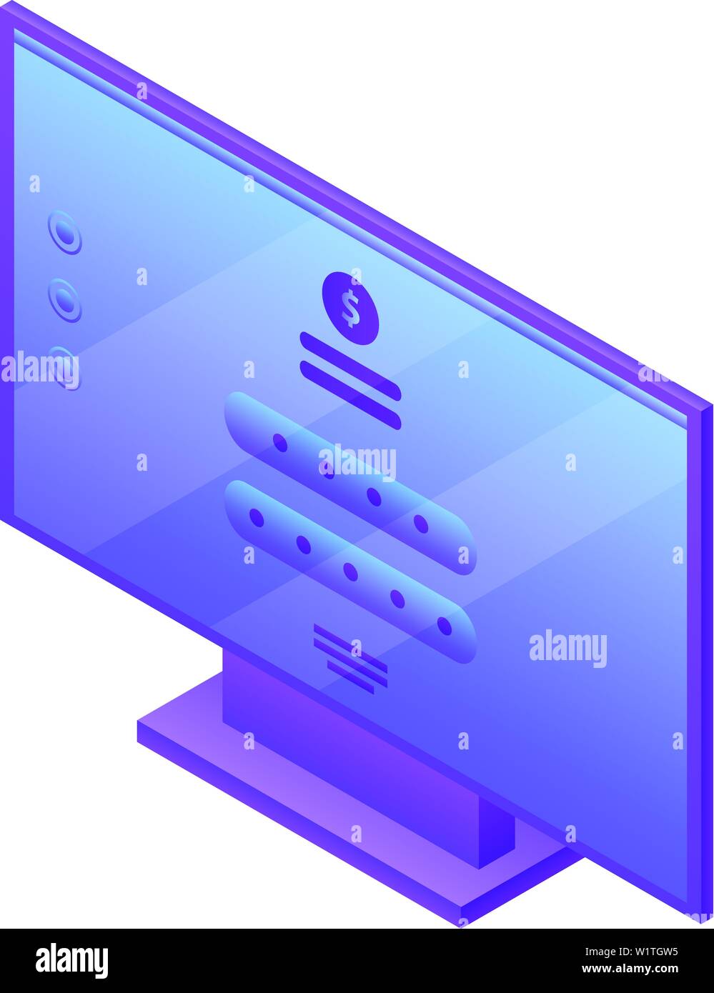 Man shadow computer screen Stock Vector Images - Alamy