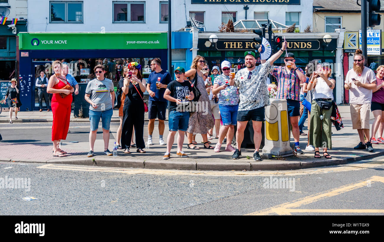 London, UK - JUNE 29, 2019:Forest Gayte Parade, LGBTQI+ Forest Gate ...