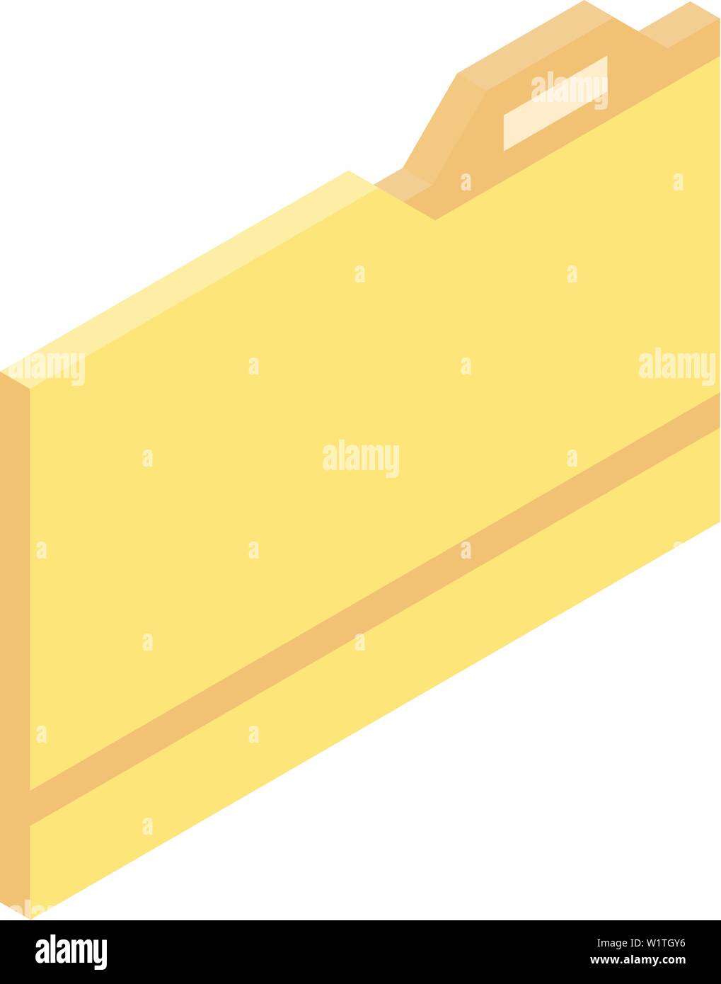 File folder icon, isometric style Stock Vector Image & Art - Alamy