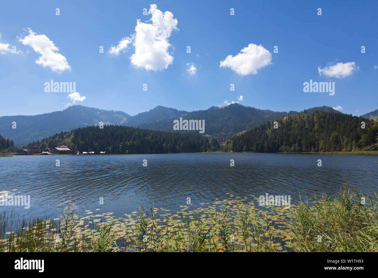 lake Spitzingsee, Mangfallgebirge, Bavaria, Germany Stock Photo - Alamy