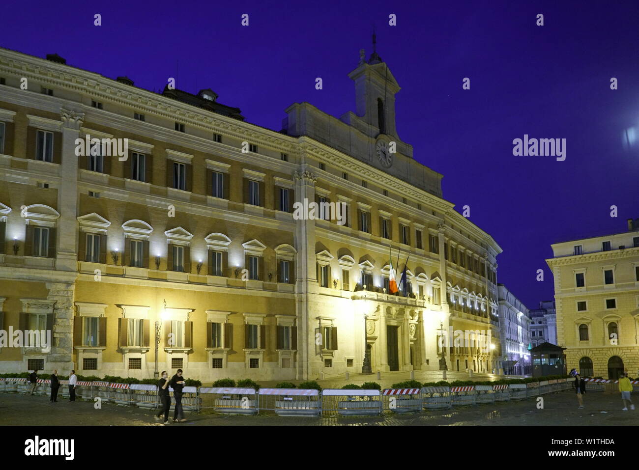 Montecitorio Palace, seat of Italian Chamber of Deputies. Italian ...