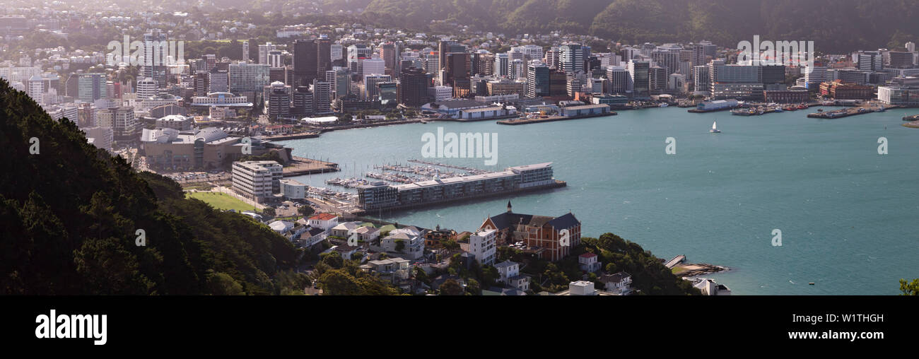Mount Victoria Lookout, Wellington, North Island, New Zealand, Oceania ...