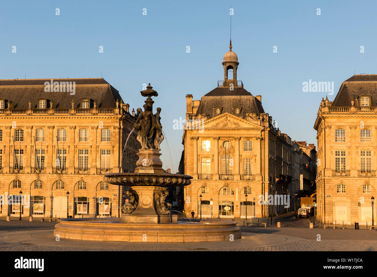 Building of the Place de la Bourse by the French architect Ange-Jacques ...
