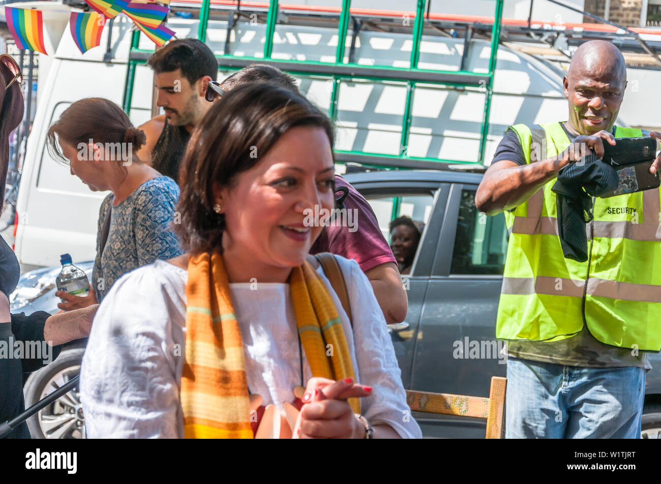 London, UK - JUNE 29, 2019:Mayor of Newham Rokhsana fiaz, participates ...