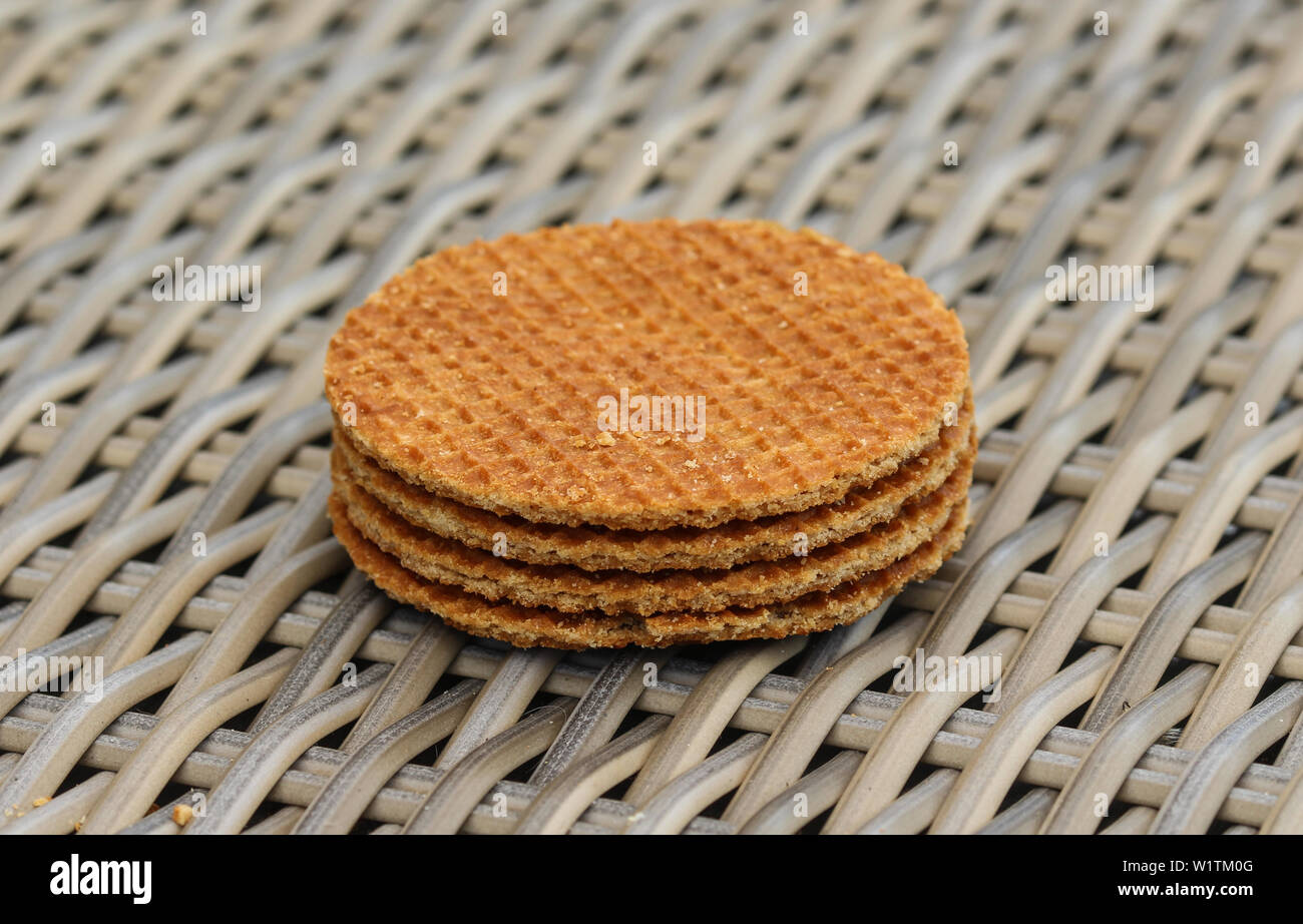 Waffle with syrup hi-res stock photography and images - Alamy