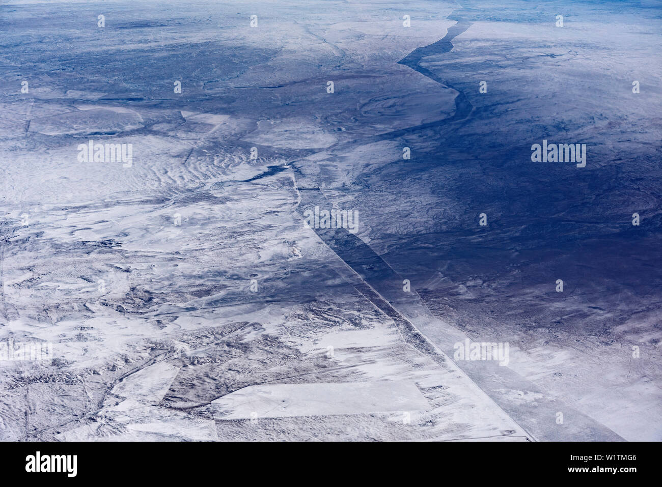 Aerial at Inner Mongolian steppe, China, Asia Stock Photo - Alamy