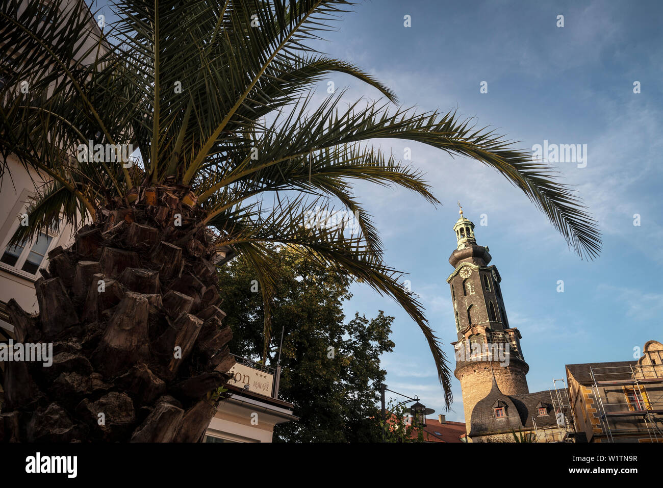 UNESCO World Heritage Classical Weimar, town castle, Weimar, Thuringia ...