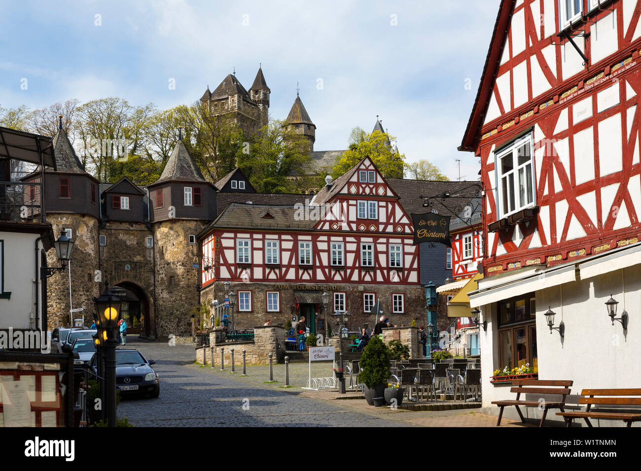 Braunfels, town with castle, Hessen, Germany, Europe Stock Photo - Alamy