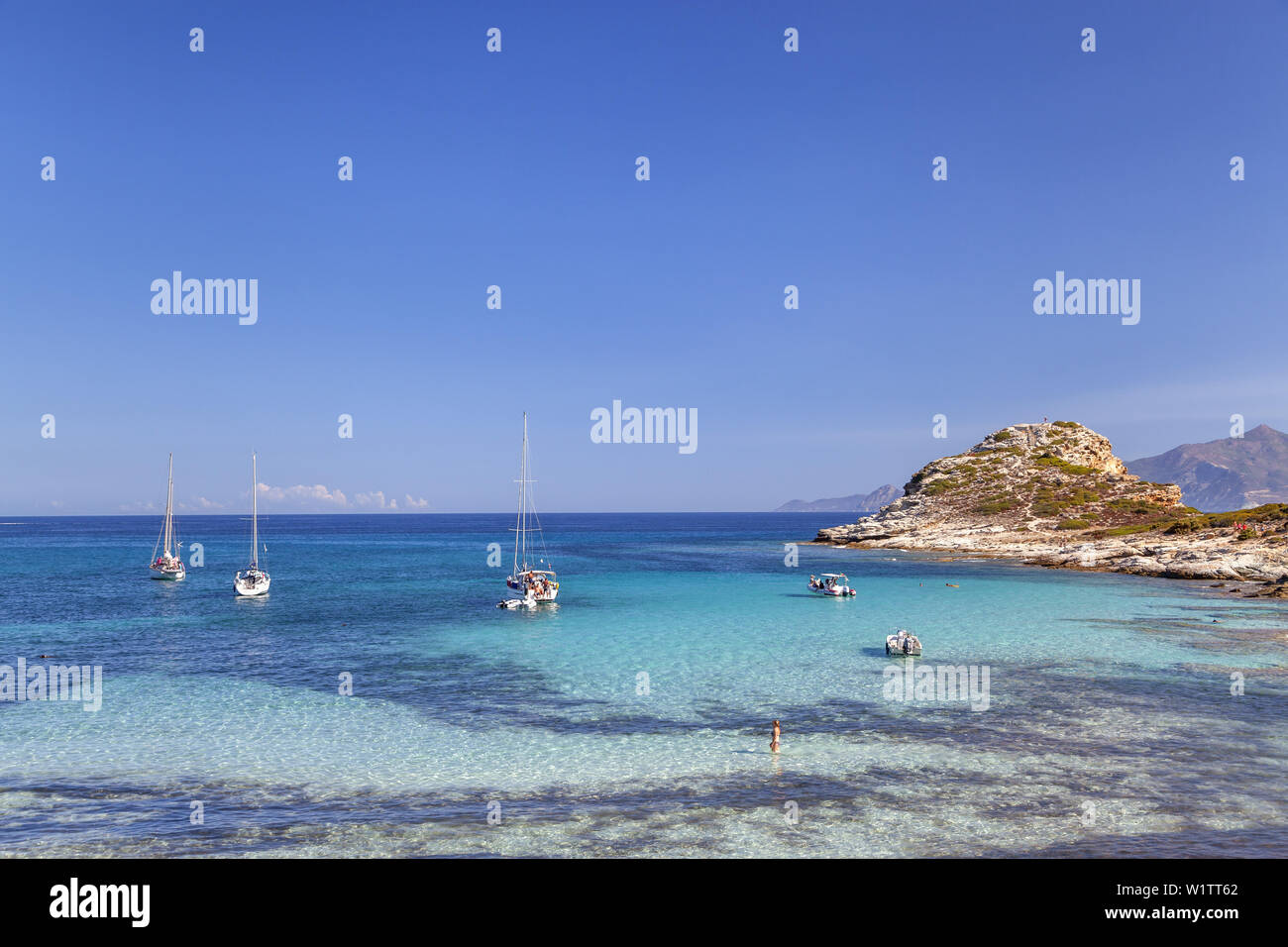 Beach Plage de Loto in the Desert of Agriates, near Saint-Florent ...