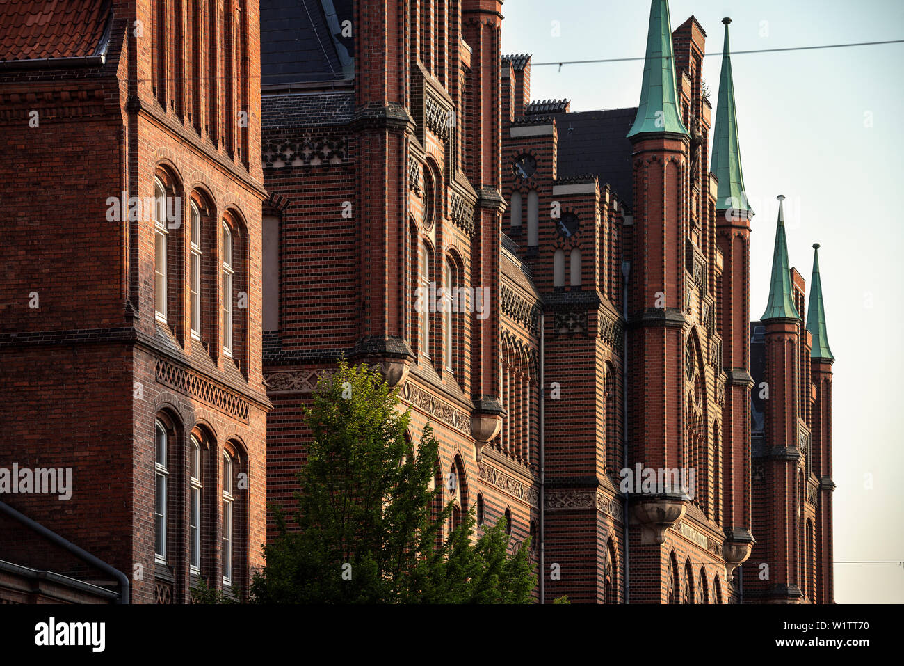 UNESCO World Heritage Hanseatic Town Luebeck, detail of Gothic ...