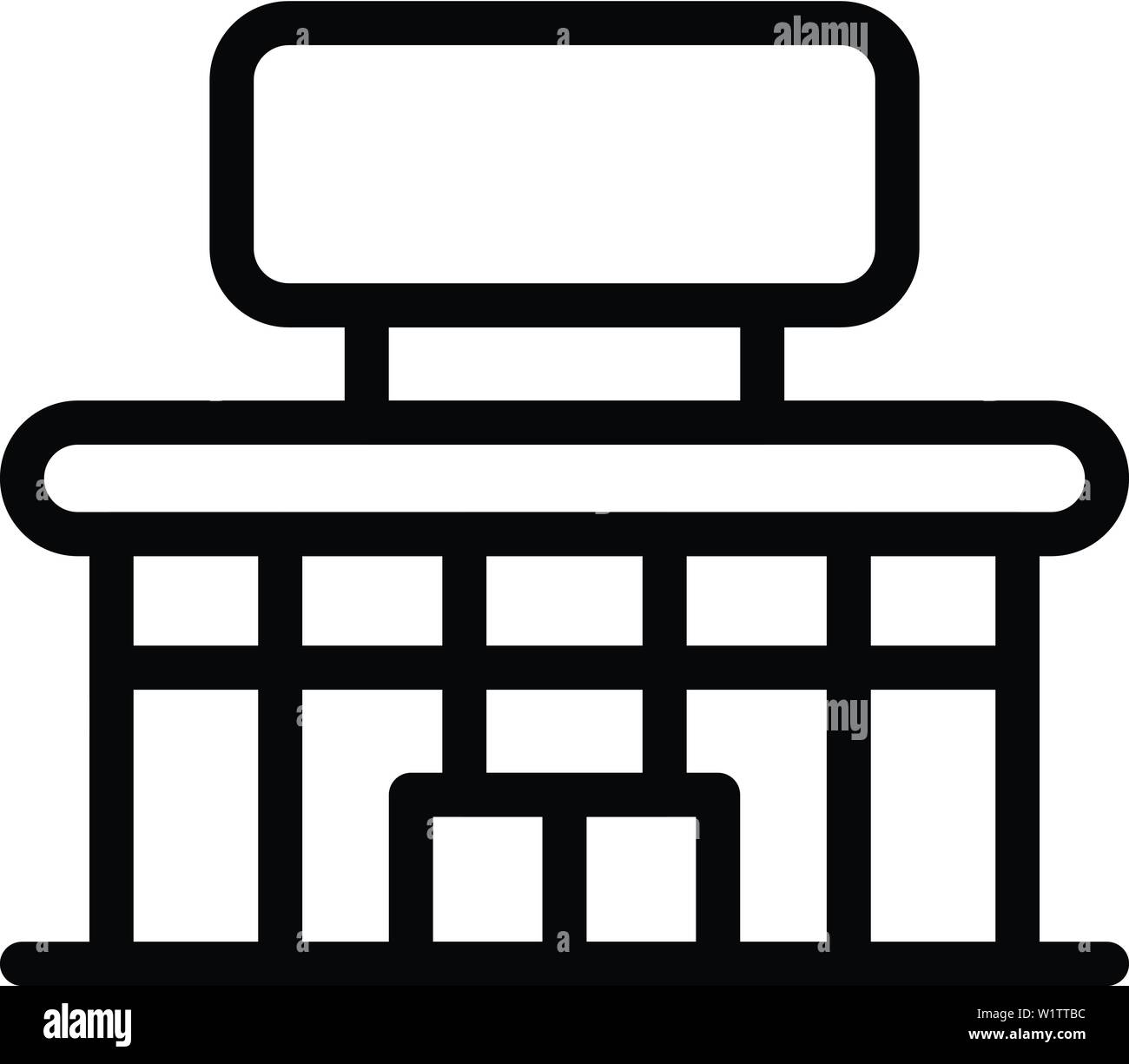 City mall icon, outline style Stock Vector Image & Art - Alamy