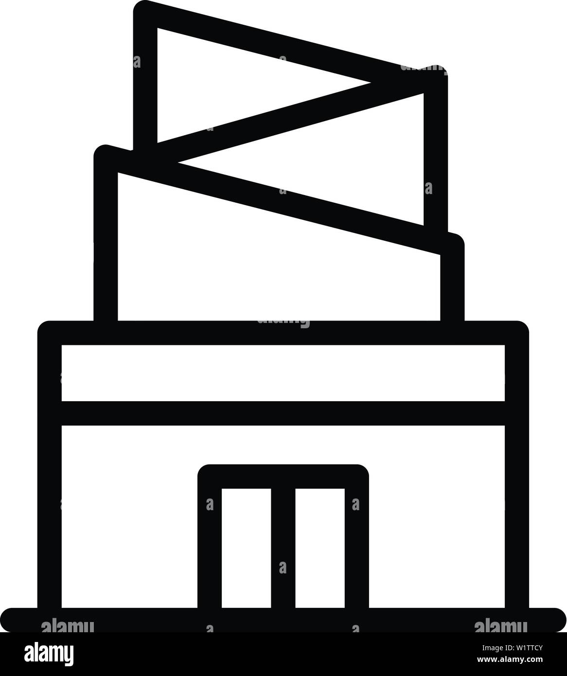 Modern school facade Black and White Stock Photos & Images - Alamy