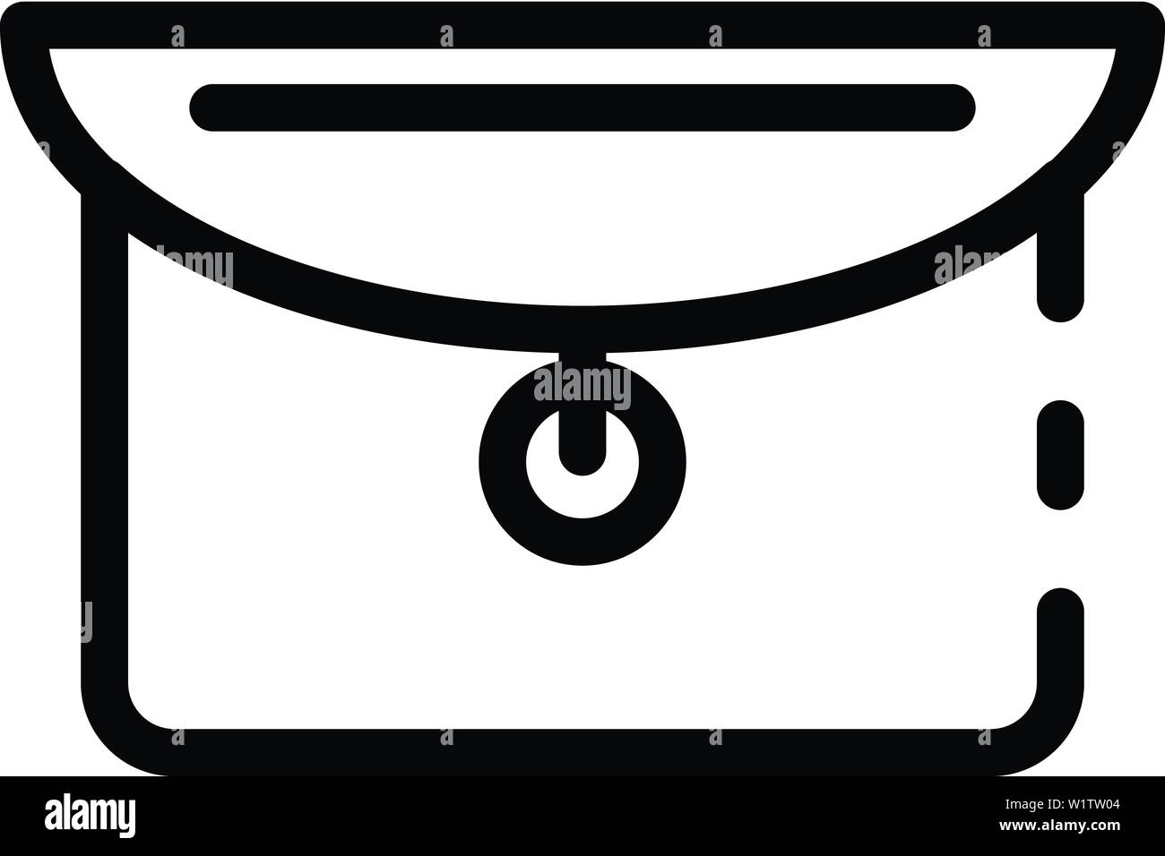 Leather bag icon, outline style Stock Vector Image & Art - Alamy