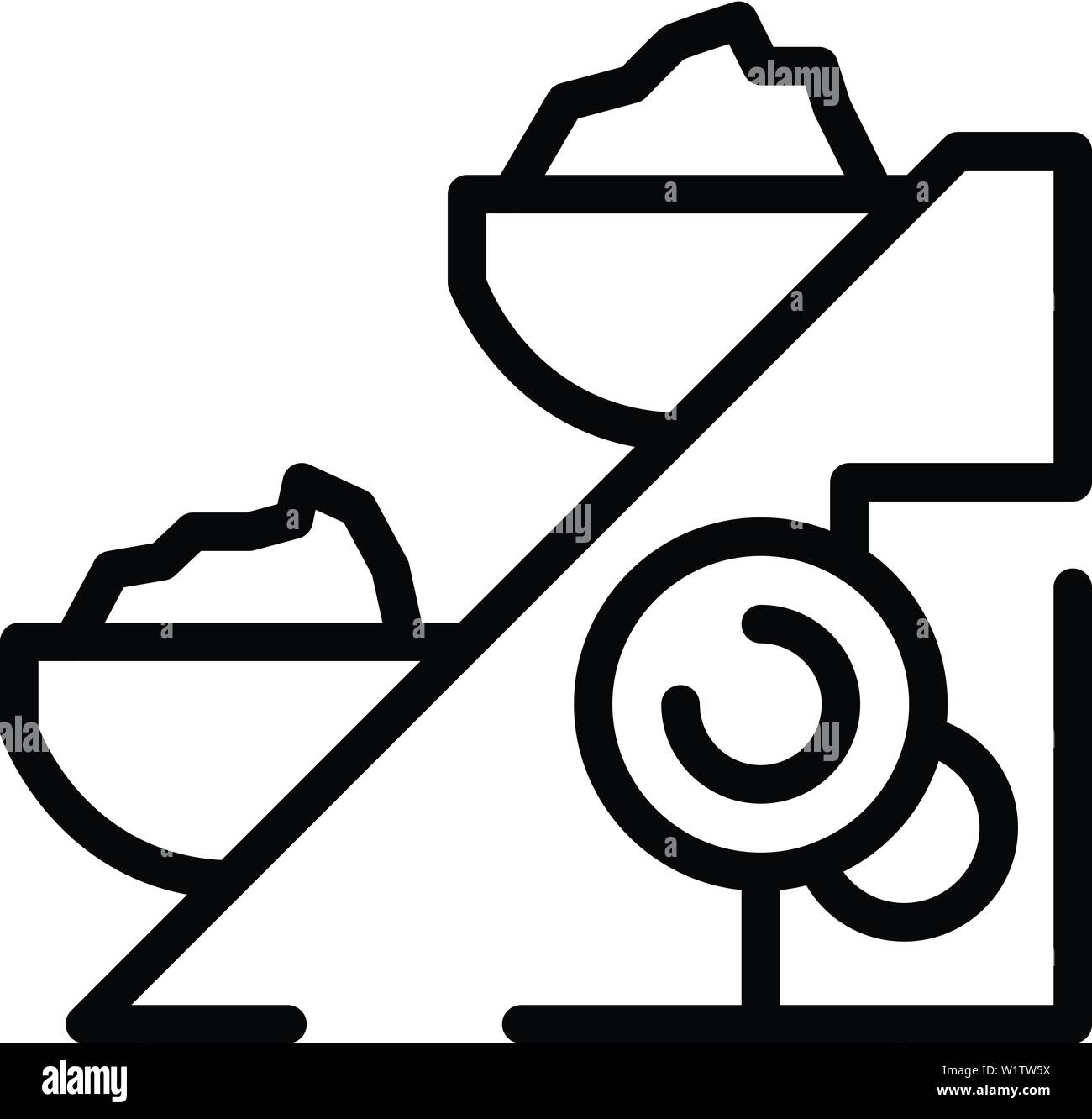 Coal extract mine icon hi-res stock photography and images - Alamy