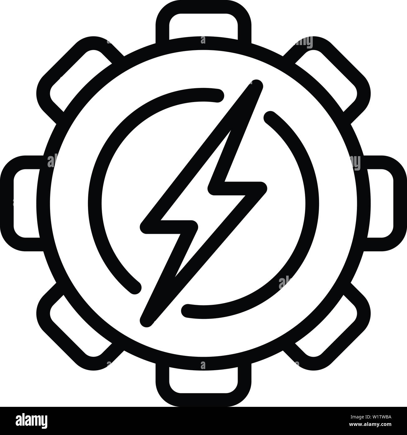 Coal industrial energy icon, outline style Stock Vector Image & Art - Alamy
