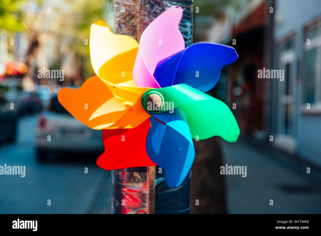 Paper fan windmill hi-res stock photography and images - Alamy