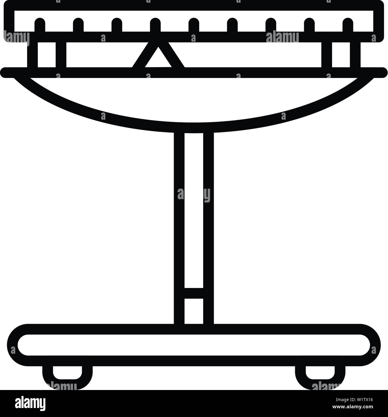 Sack metal scales icon, outline style Stock Vector Image & Art - Alamy