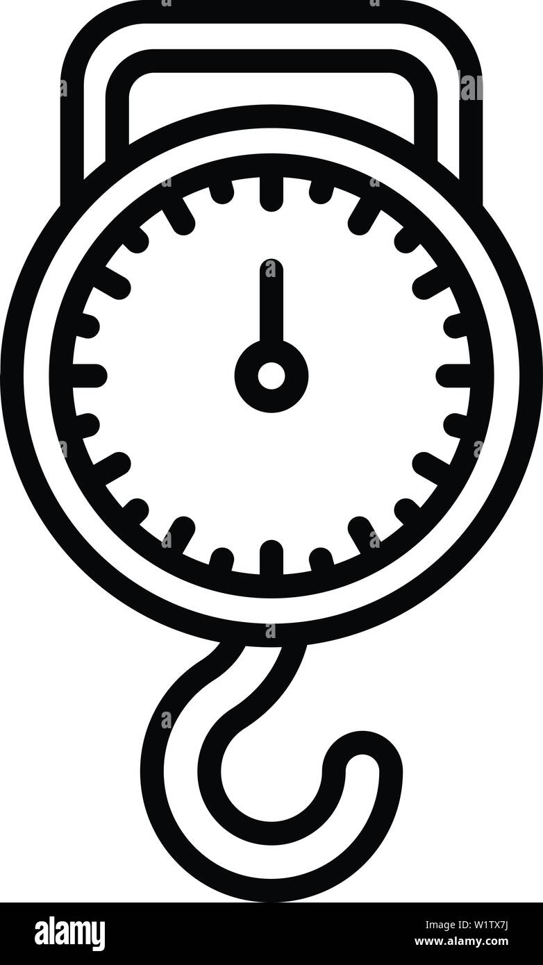 Classic handle scales icon, outline style Stock Vector Image & Art - Alamy