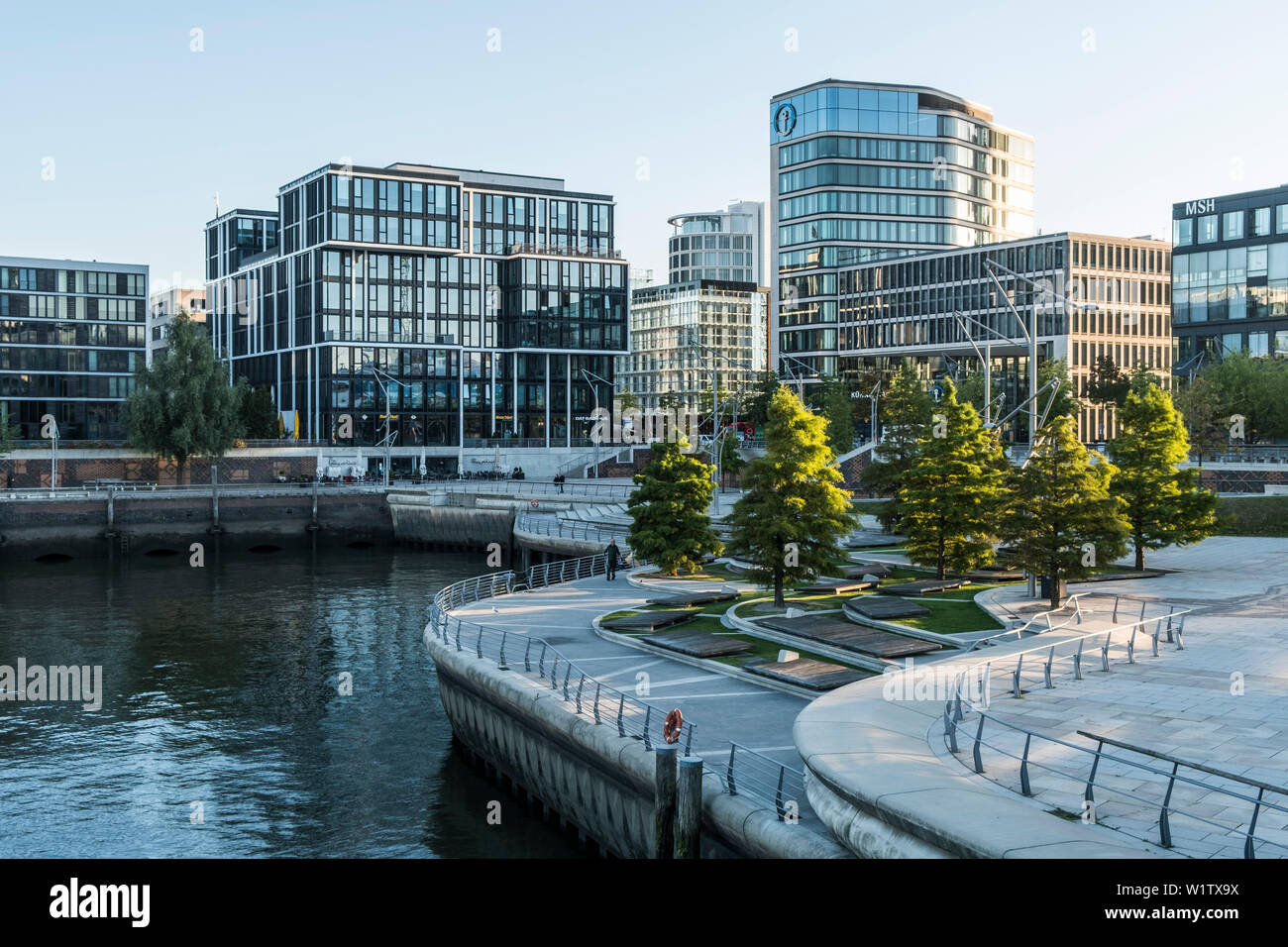 Modern buildings in Hafencity, Hamburg, north Germany, Germany Stock ...