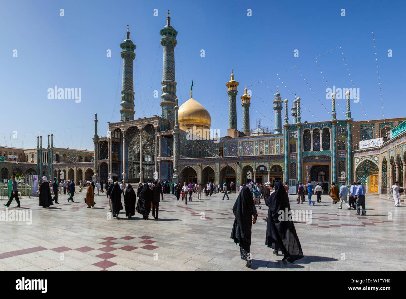 The qom holy shrine hi-res stock photography and images - Alamy